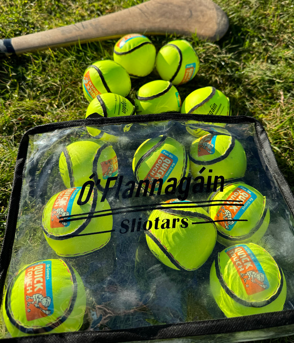 Luminous Yellow Quick Touch Sliotars 12-Pack – Ó’ Flannagáin Sliotars