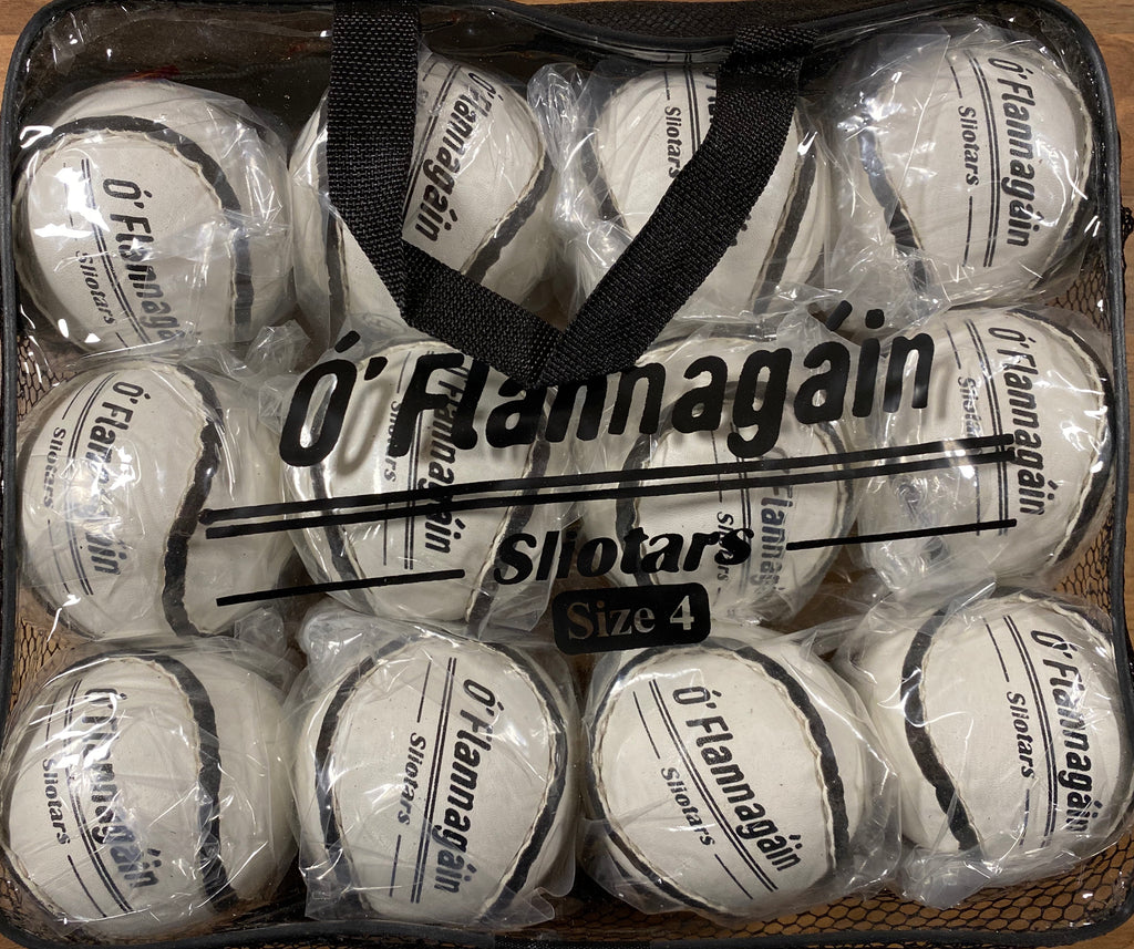 Size 4 Sliotars 12-Pack Championship – Ó’ Flannagáin Sliotars