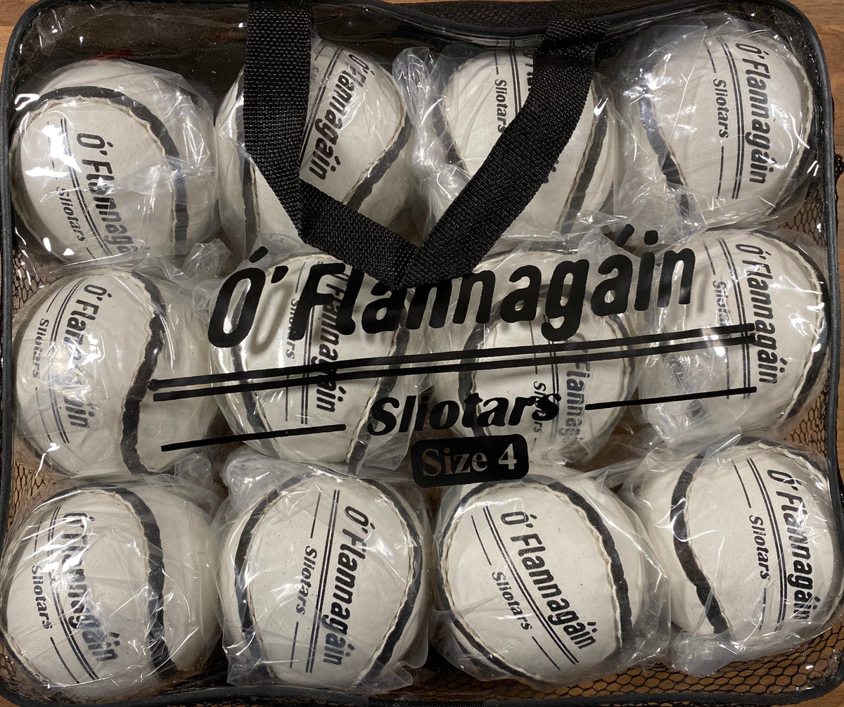 Size 4 Sliotars 12-Pack Championship – Ó’ Flannagáin Sliotars